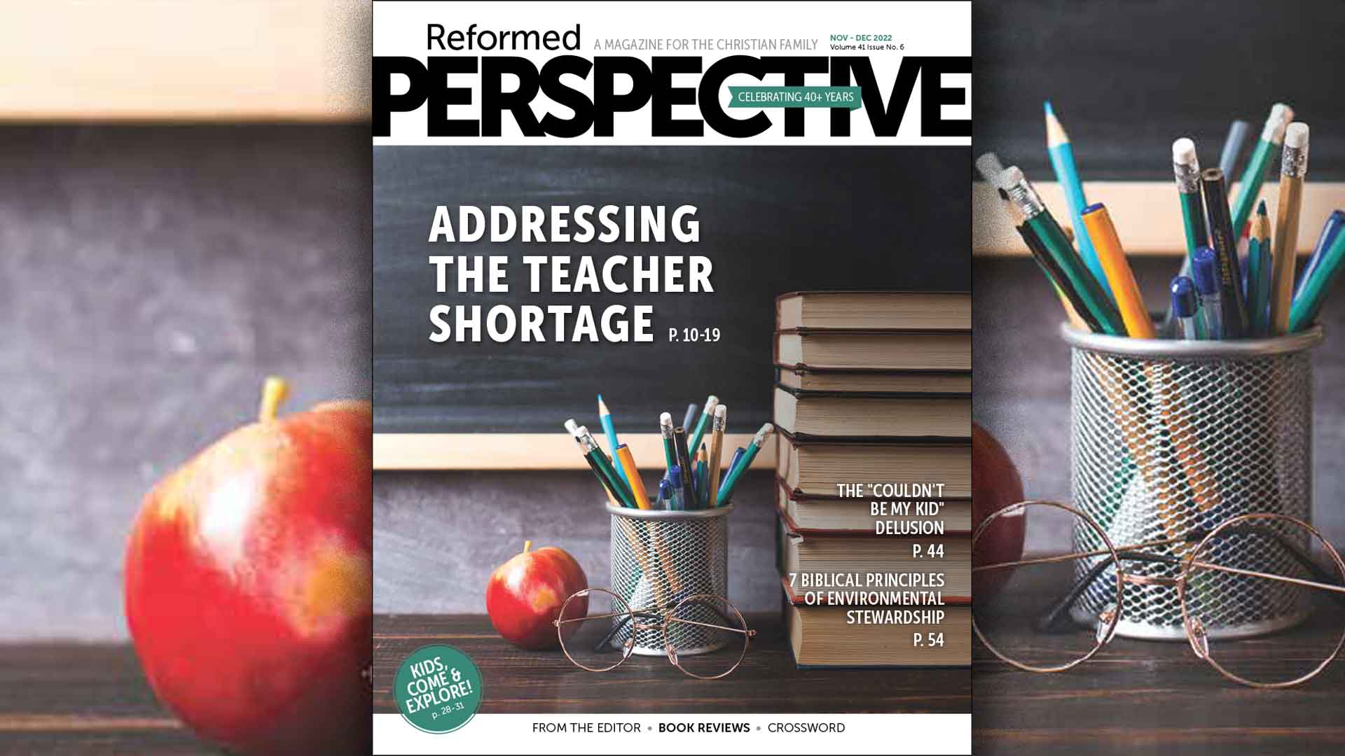 Nov/Dec 2022 issue | Reformed Perspective