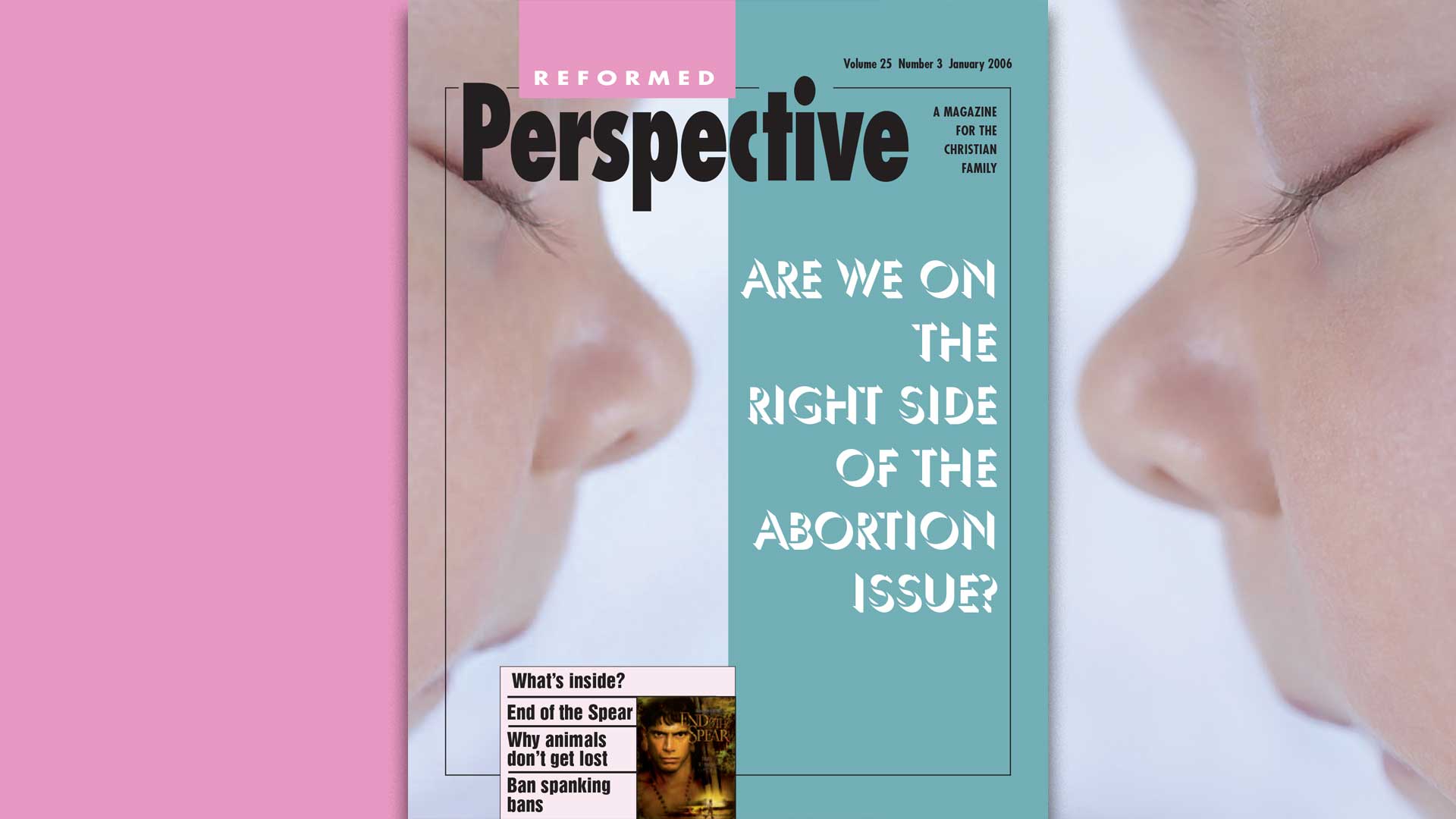 January 2006 issue | Reformed Perspective
