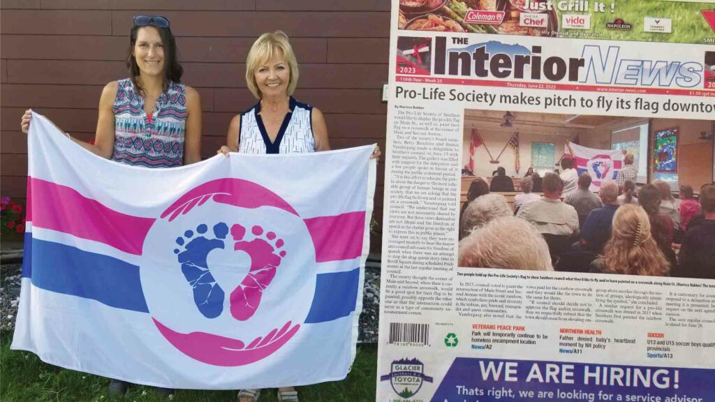 Pro-life flag proposal gets town talking about worldviews | Reformed ...