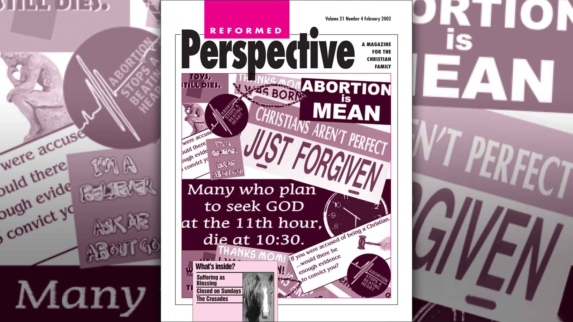 February 2002 issue | Reformed Perspective