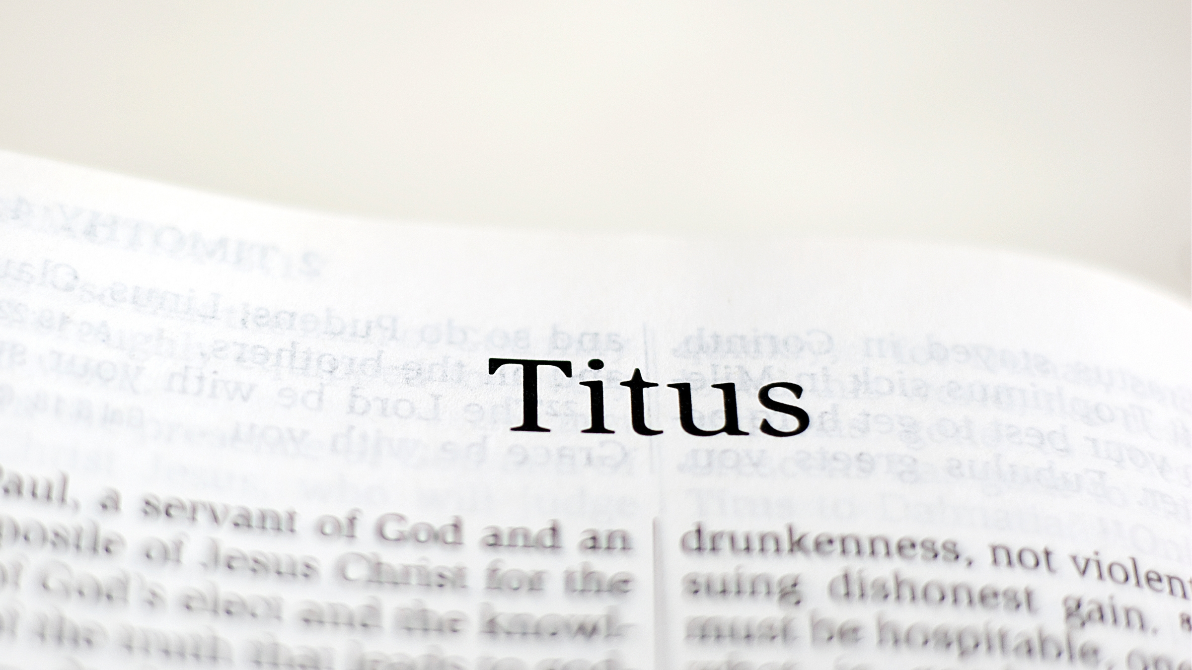 October 1 – Introduction to Titus | Reformed Perspective