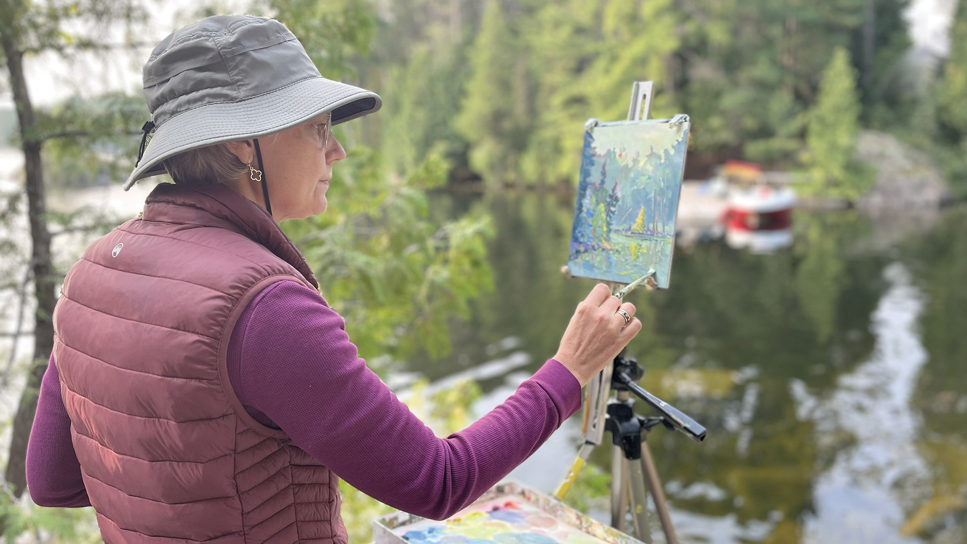 Paula Roth loves painting her studio | Reformed Perspective